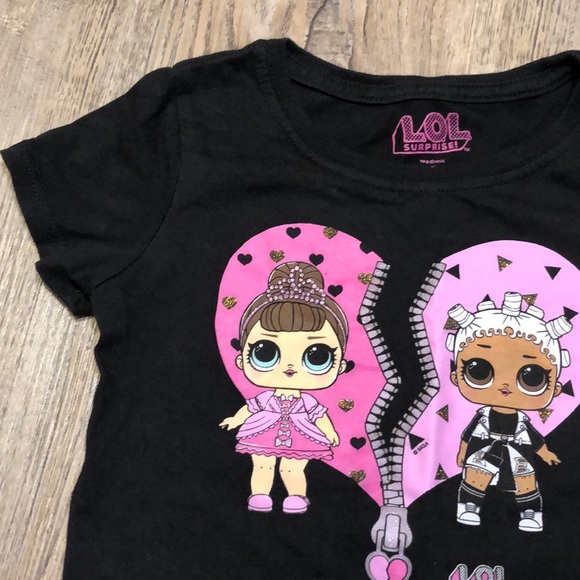 L.O.L. Surprise! | Shirts & Tops | Lol Surprise Graphic Design Black ...